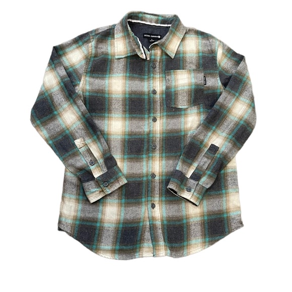Ocean Current | Shirts & Tops | Ocean Current Plaid Flannel Shirt Size ...
